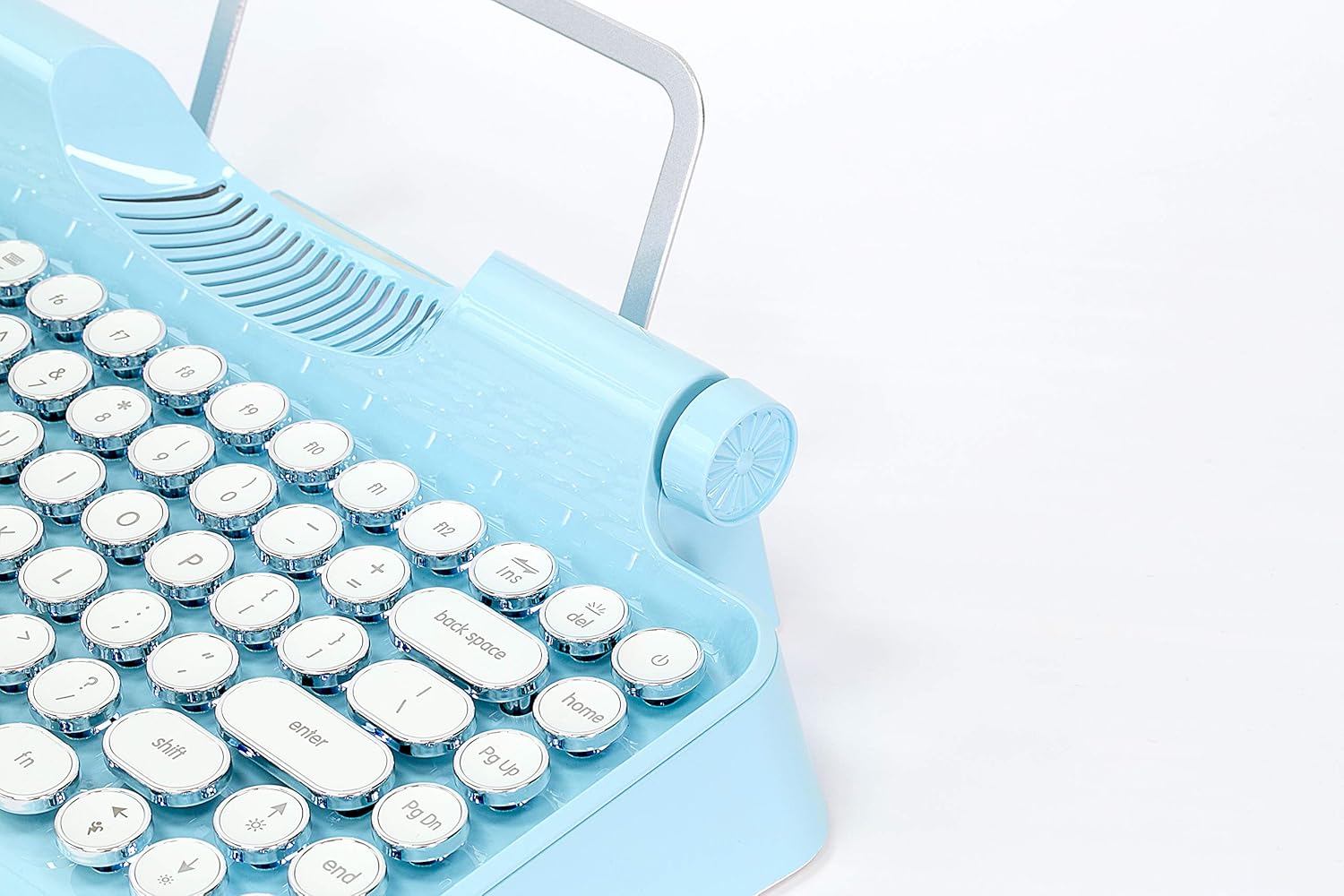 Rymek Typewriter Style Mechanical Wired & Wireless Keyboard with Tablet ...