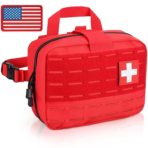 LIVANS Tactical Molle Medical Pouch of Upgraded Size, First Aid Large ...