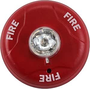 Amazon.com : System Sensor SCRK Spectralert Red Outdoor Ceiling Mount ...