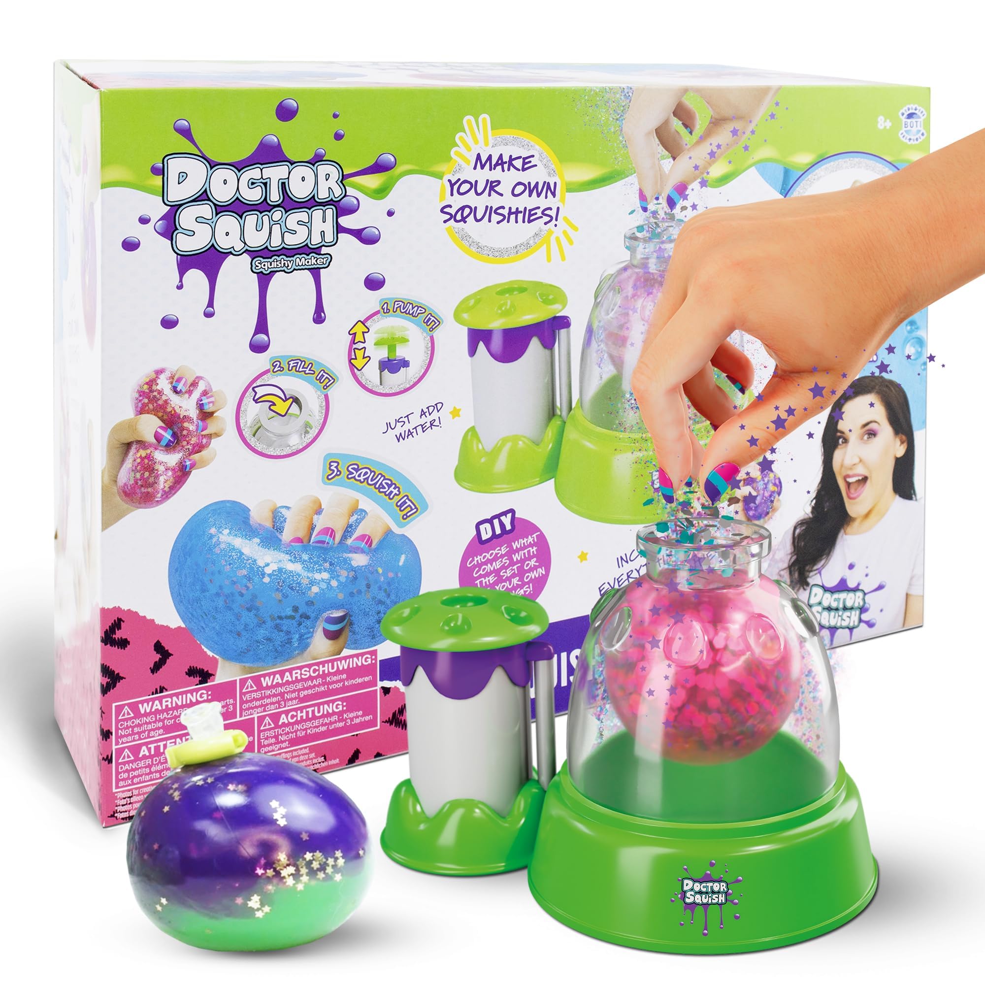 Doctor Squish: Squishy Maker, New Shiny Glitter Station Maker, Decorate ...