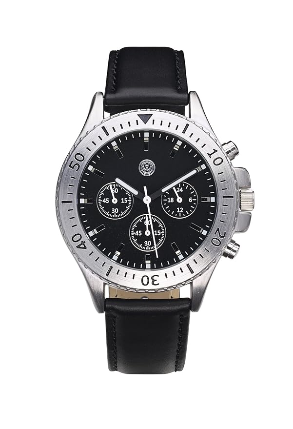 VW Original Men's Chronograph Wrist Watch with Volkswagen Logo: Amazon ...