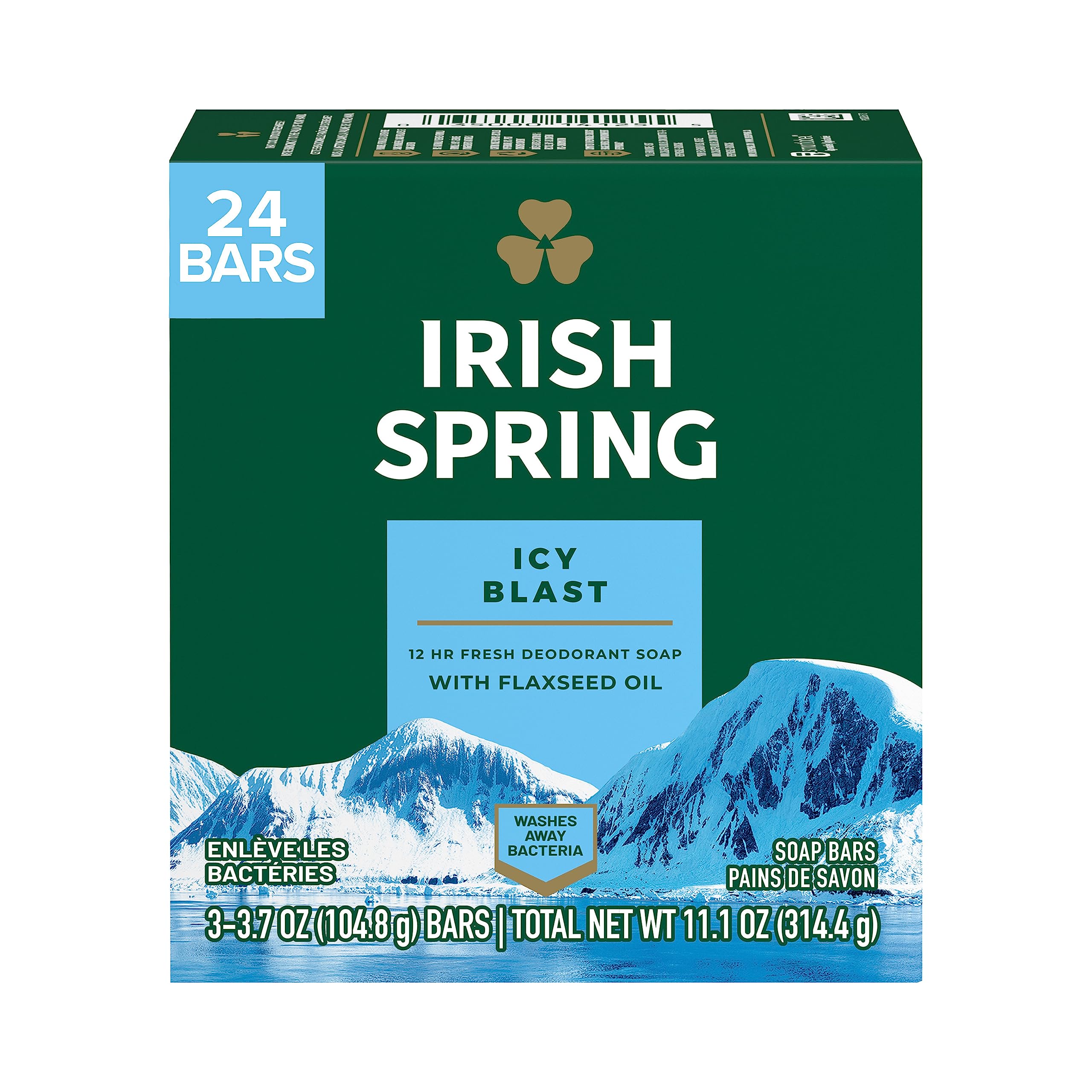 Mua Irish Spring Icy Blast Bar Soap for Men, Mens Soap, Smell Fresh and ...