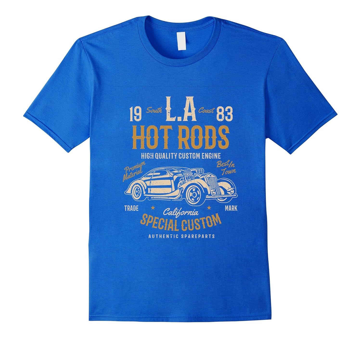 L.A. Hot Rods Classic Car T-shirt (car guy shirts)-CL – Colamaga
