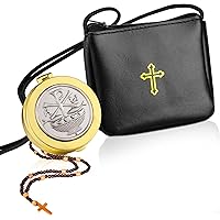 Amazon.com: Huhumy 2 Pcs Leather Communion Burse for Pyx with Gold ...