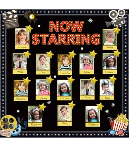 Tables For School Classroom Hollywood Classroom Decor 48 Pcs Movie ...