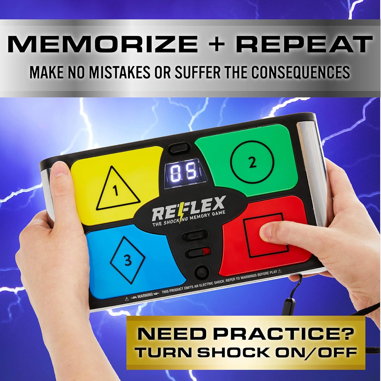 Paladone Reflex Shocking Memory Game – Electronic Memory Game with a ...