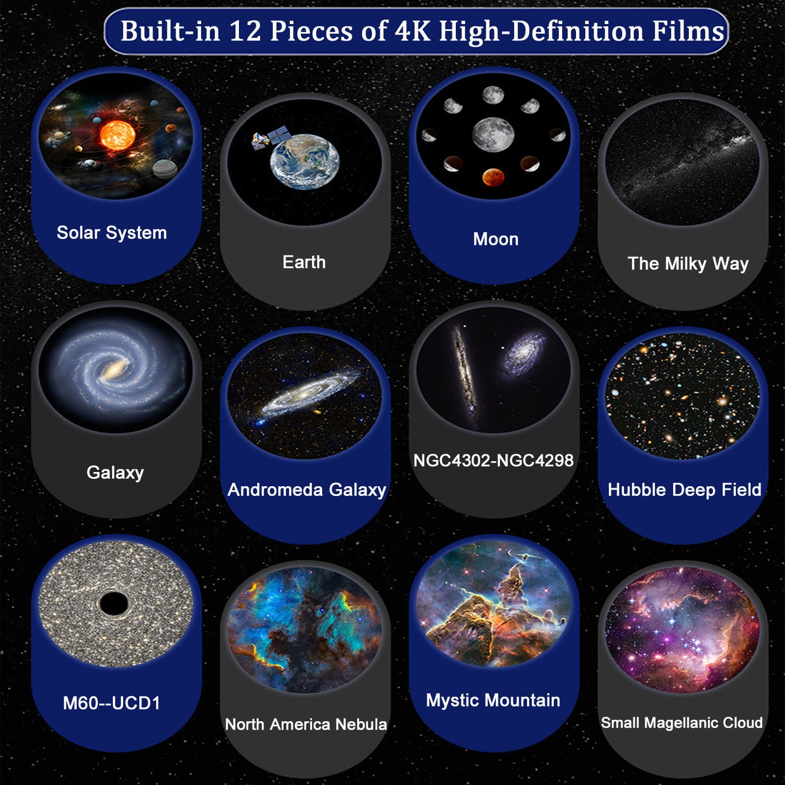 Mua Galaxy Projector, 12 in 1 Planetarium Star Projector Realistic ...