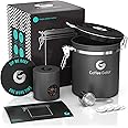 Amazon.com: Coffee Gator Coffee Canister – 6” Stainless Steel Airtight ...