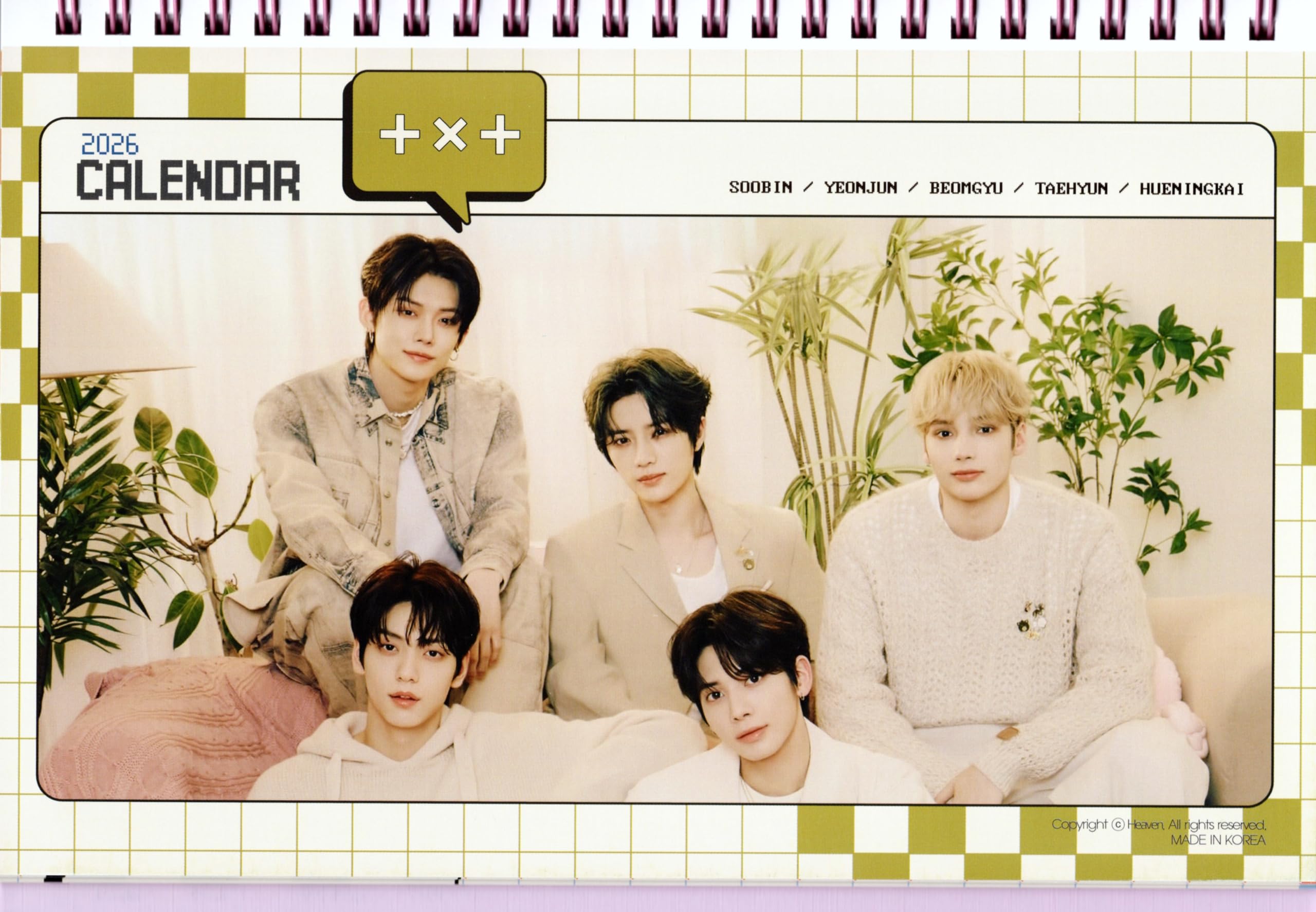 Mua TXT Goods Desktop Calendar (Photo Album Calendar) 2025-2026 (2 Year ...