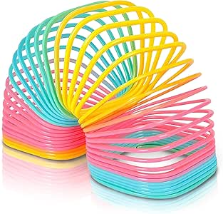 Amazon.com: Jumbo Square Coil Spring Toy for Kids, Giant Coil Spring ...