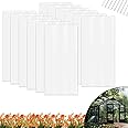 Amazon.com : 12 Pcs Polycarbonate Greenhouse Panels Waterproof UV Protected Polycarbonate Double ...