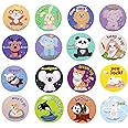 Amazon.com: 1000 pcs Animal Stickers for Kids,Cute Motivational ...