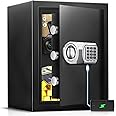 2.5 Cu Ft Home Safes Water and Freproof, Digital Security Safe Box with ...