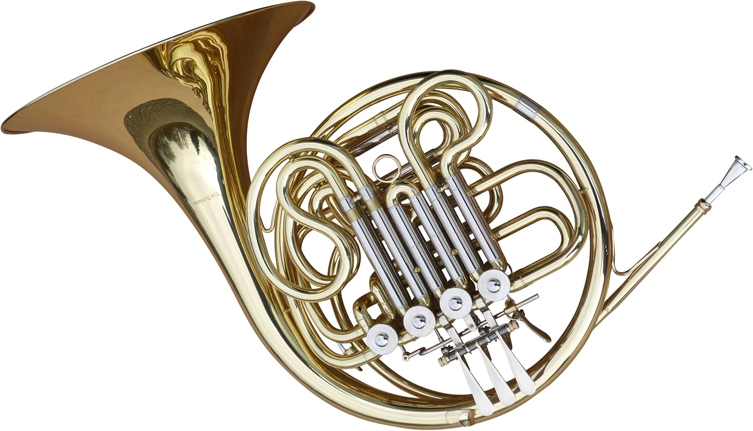 F/B Waldhorn Goldlack Doppelhorn Tim Hendson mit Gig-Bag: Amazon.de ...