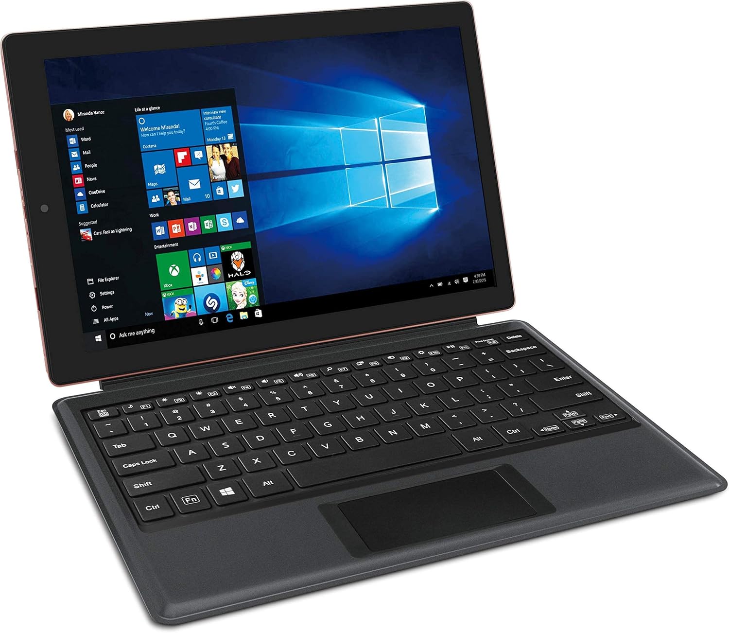 Amazon.com: RCA 12.2 Inch 2-in-1 Notebook Tablet with 64GB Storage ...
