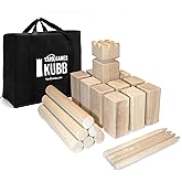 Amazon.com: Yard Games Kubb Premium Size Outdoor Tossing Game with Carrying Case, Instructions ...