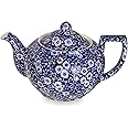 Amazon.com | Burleigh Blue Calico Teapot 35oz: Blue Calico China: Teapots
