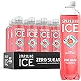 Amazon.com: Sparkling Ice, Pink Grapefruit Sparkling Water, Zero Sugar Flavored Water, with ...