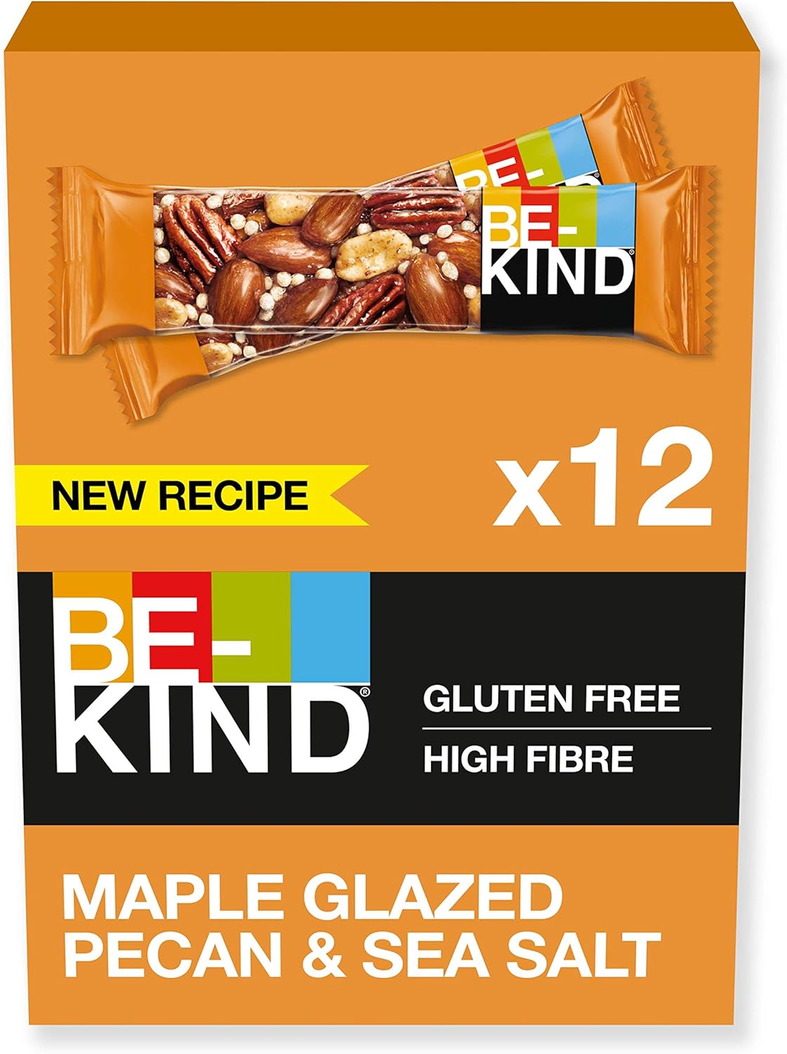 BE-KIND Barretta al Gusto di Noci Pecan Glassate allo Sciroppo d'Acero ...