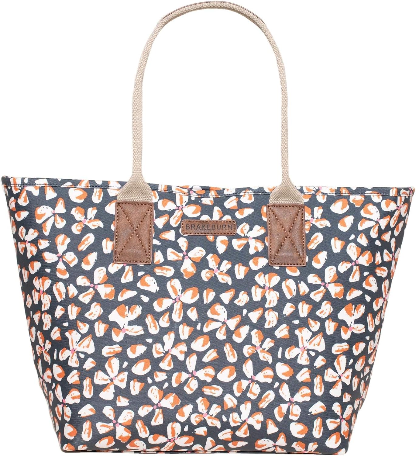 Brakeburn Petals Design Tote Style Ladies Hand Bag Navy – BigaMart