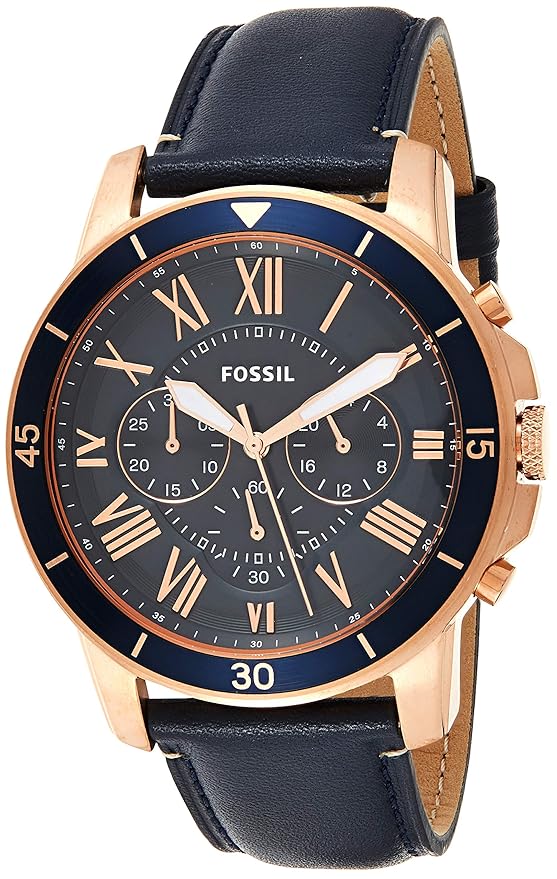 Buy Fossil Analog Blue Dial Men's Watch - FS5237 at Amazon.in