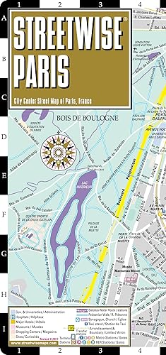 Streetwise Paris Map - Laminated City Center Street Map of Paris ...