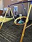 UFO A-Frame Metal Swing Set for 1 or 2 Children, Kids & Toddlers : Toys ...