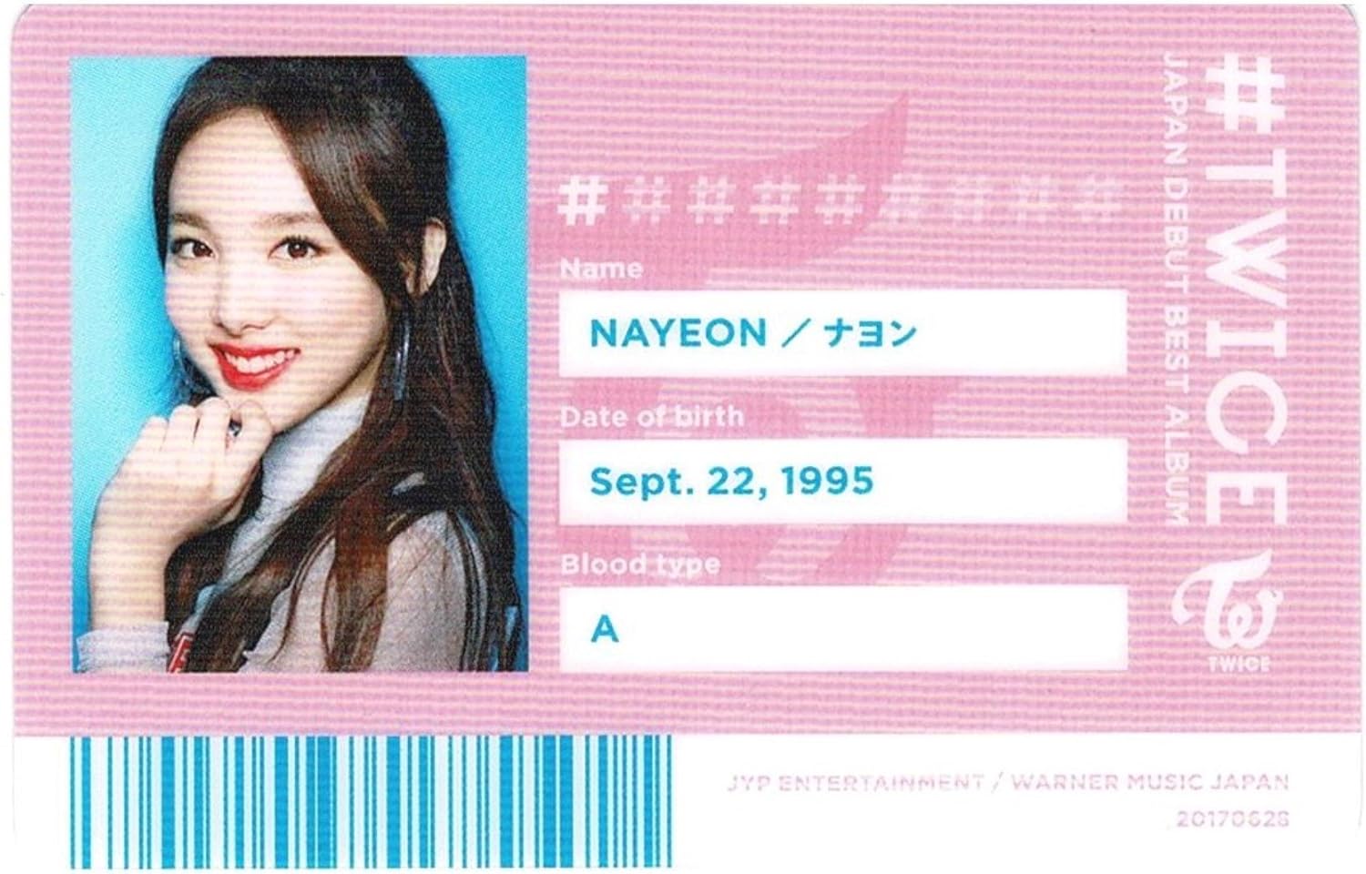 Amazon | トゥワイス ナヨン #TWICE 初回限定盤A 封入特典 IDカード | アイドル・芸能人グッズ 通販