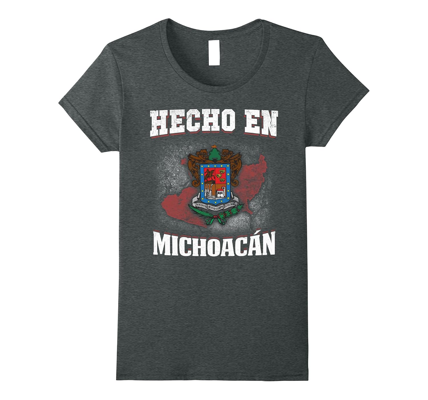 Hecho En Michoacan Mexican flag t-shirts tees coat of arms-4LVS ...
