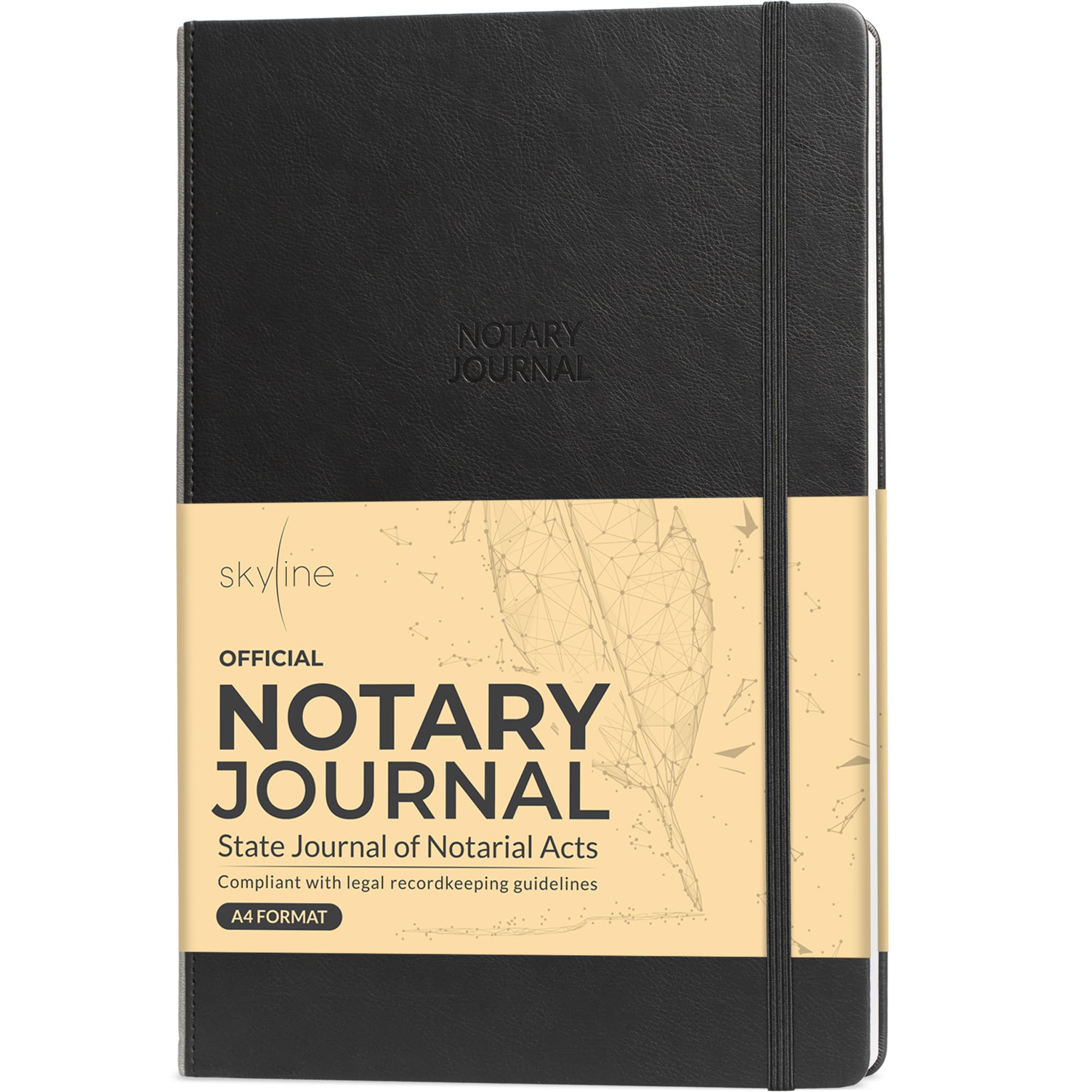 Skyline Notary Journal – Official Notary Public Record Book – Hardcover ...