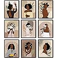 Amazon.com: 97 Decor Black Woman Wall Art - Black Girl Wall Decor, Black Women Posters, African ...
