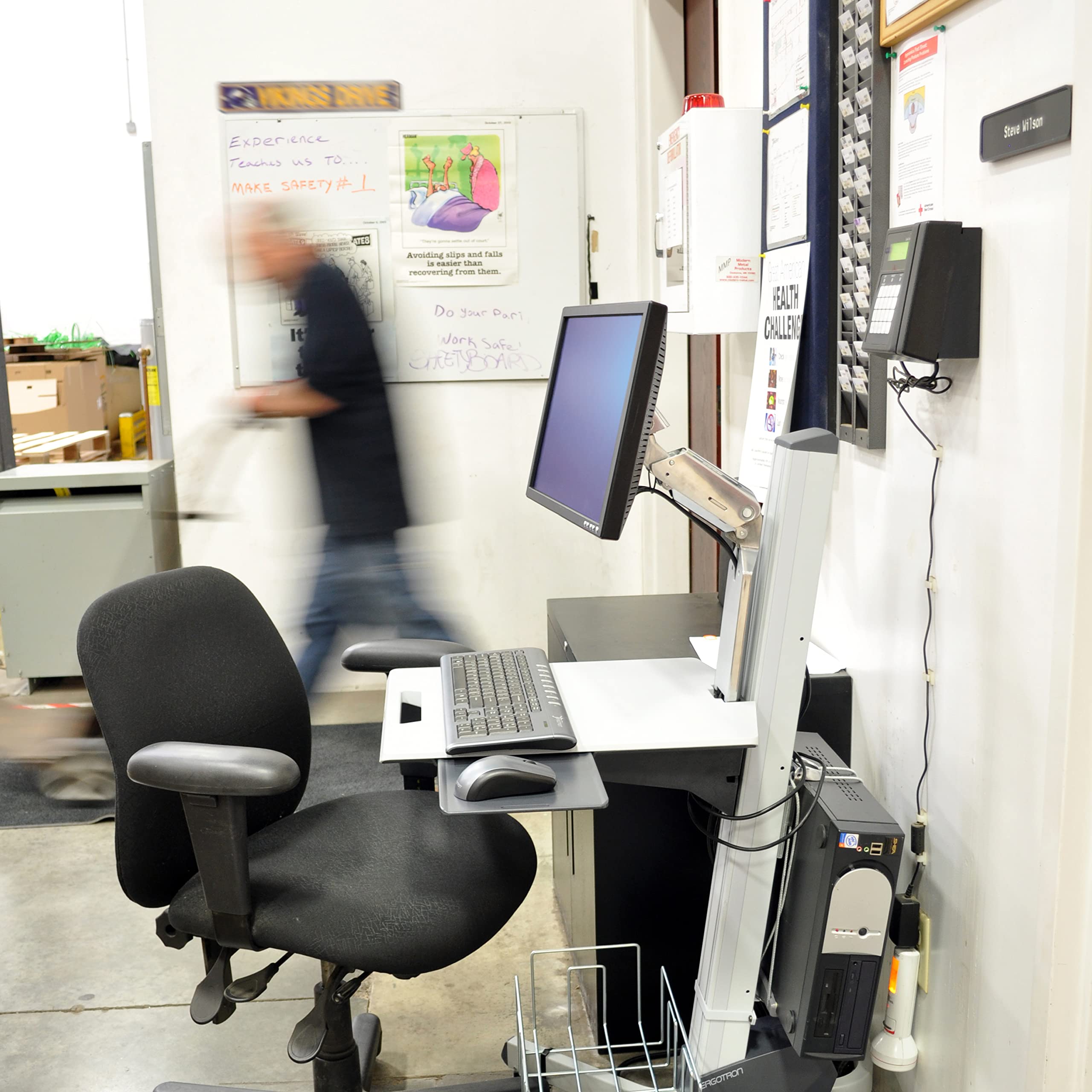 Mua Neo-Flex Rolling Computer Cart, Mobile Standing Desk Workstation ...