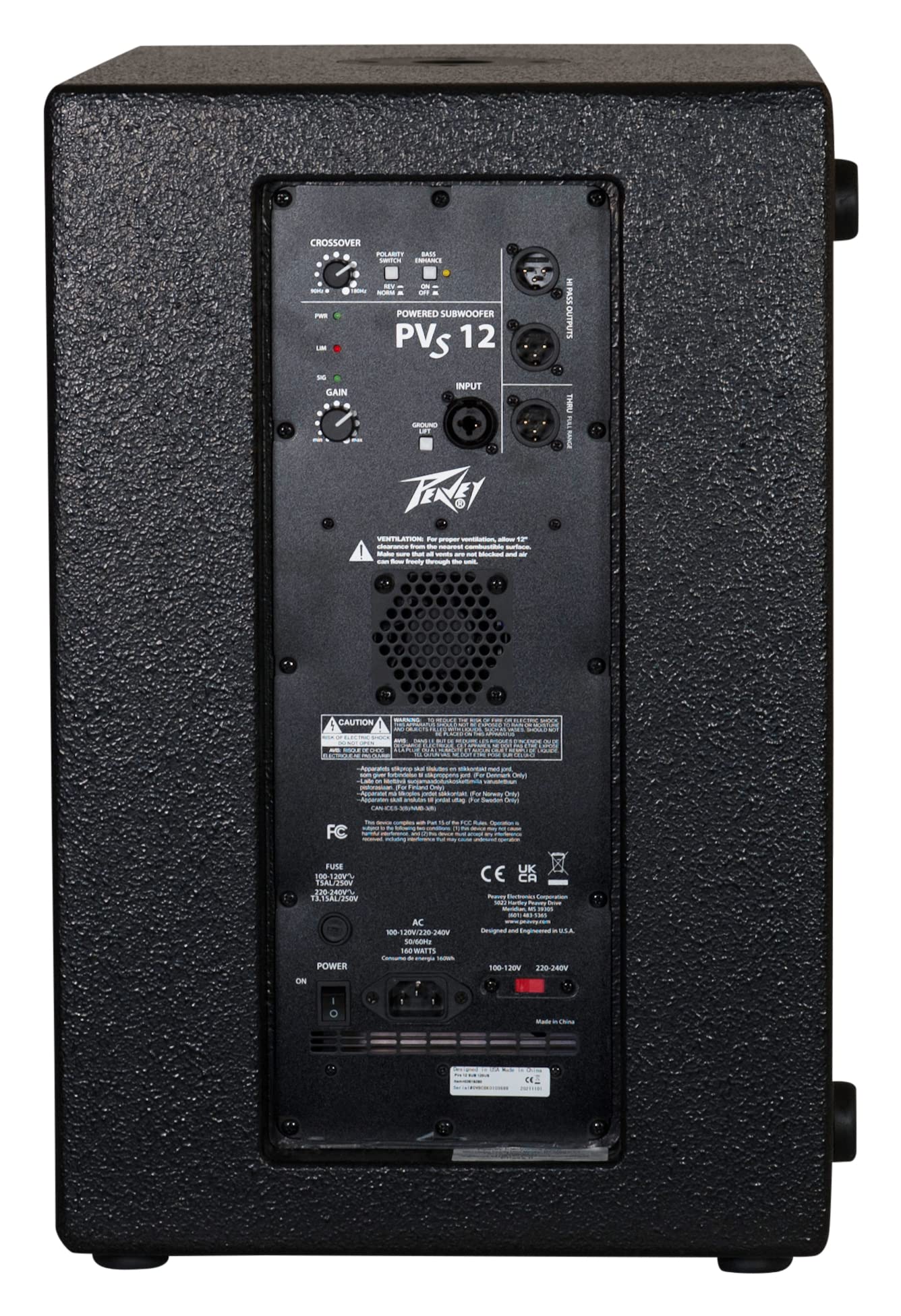 Mua Peavey PVs 12 Vented Powered Bass Subwoofer trên Amazon Mỹ chính ...