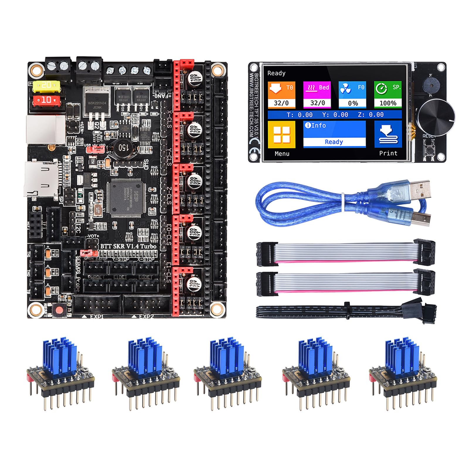 Mua BIGTREETECH SKR V1.4 Turbo Control Board+TFT35 V3.0.1 Touch Screen ...