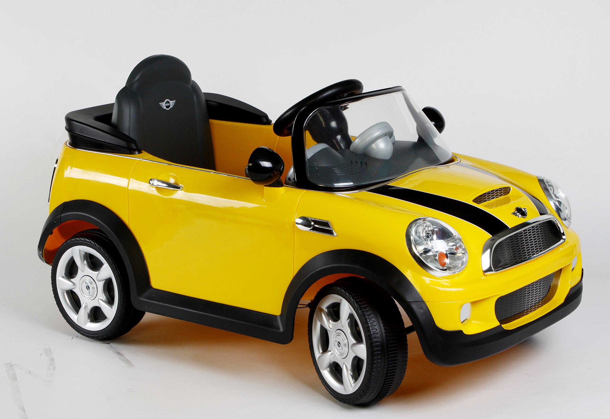 Bikes Scooters Ride Ons Yellow Rollplay MINI Cooper 6 Volt Battery Powered Ride On Toys bikes-scooters-ride-ons-yellow-rollplay-mini-cooper-6-volt-battery-powered-ride-on-toys