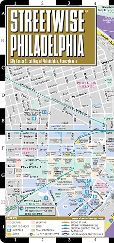 Streetwise Philadelphia Map - Laminated City Center Street Map of ...