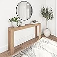 Amazon.com: Plank+Beam Modern Solid Wood Console Table, 56 Inch, Sofa ...