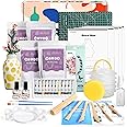 Amazon.com: Caydo Air Dry Pottery Kit for Beginners and Adults - 4.4 ...