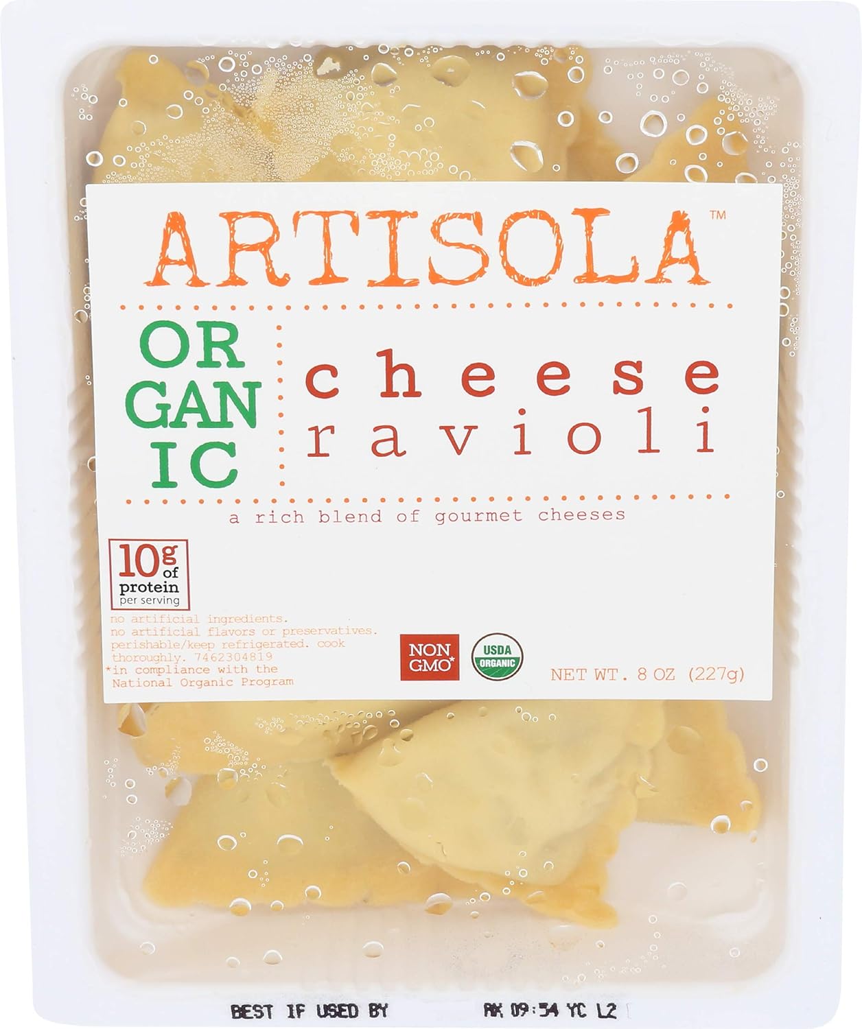 Artisola, Organic Cheese Ravioli, 8 oz: Amazon.com: Grocery & Gourmet Food