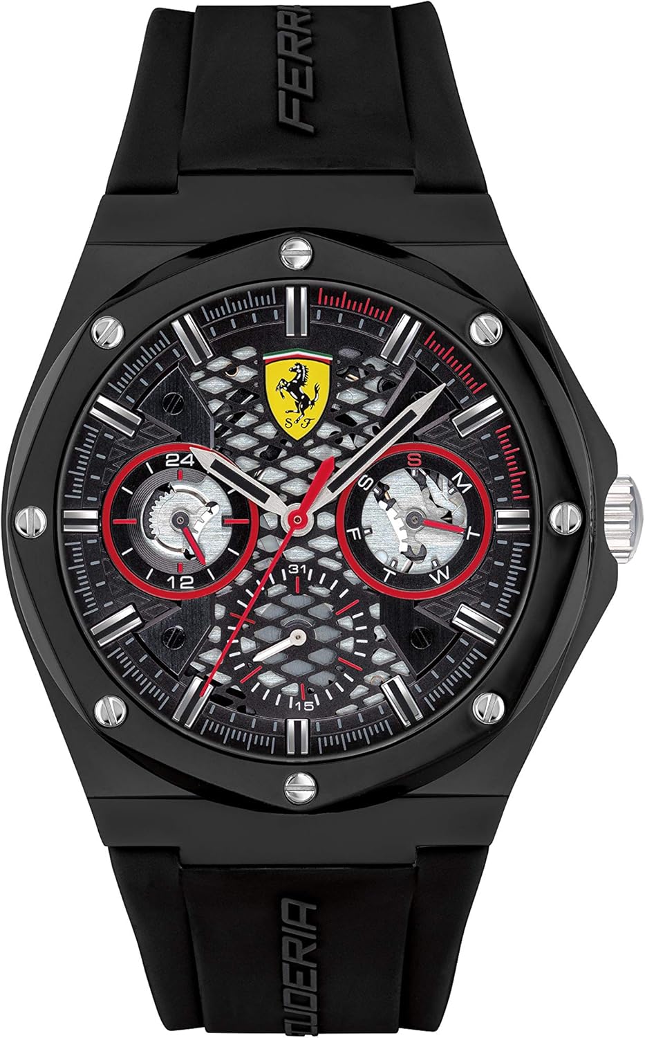 Buy Scuderia Ferrari Aspire Analog Black Dial Men's Watch-830785 at ...