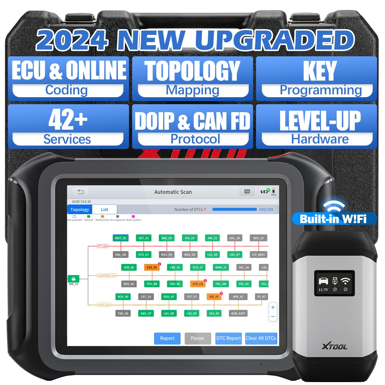 Mua XTOOL D9S Automotive Diagnostic Scan Tool, 2024 Upgraded Ver. of D9 ...