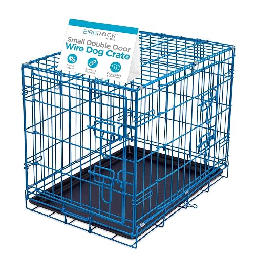 Internet's Best Double Door Steel Crates Collapsible and Foldable Wire ...
