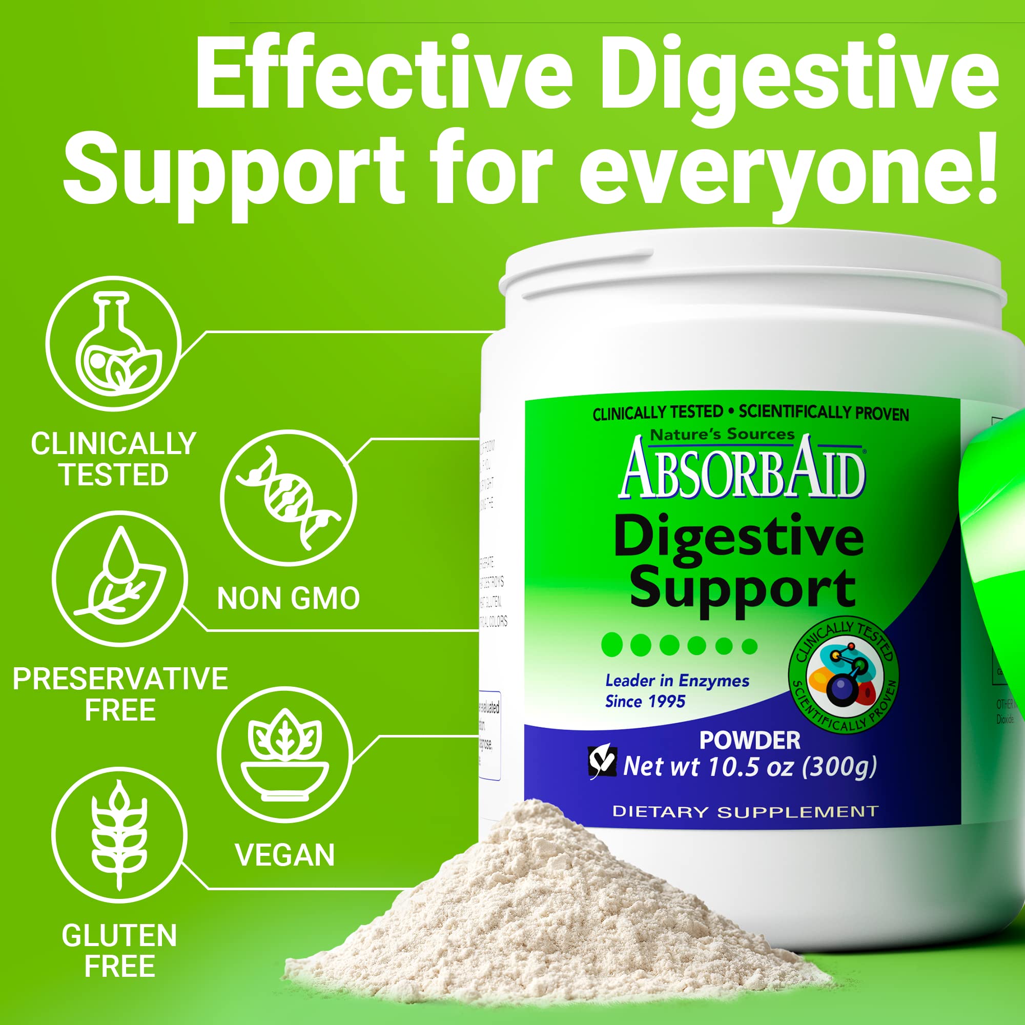 Mua AbsorbAid Digestive Enzymes 300 Grams, Proven to Increase Vital ...