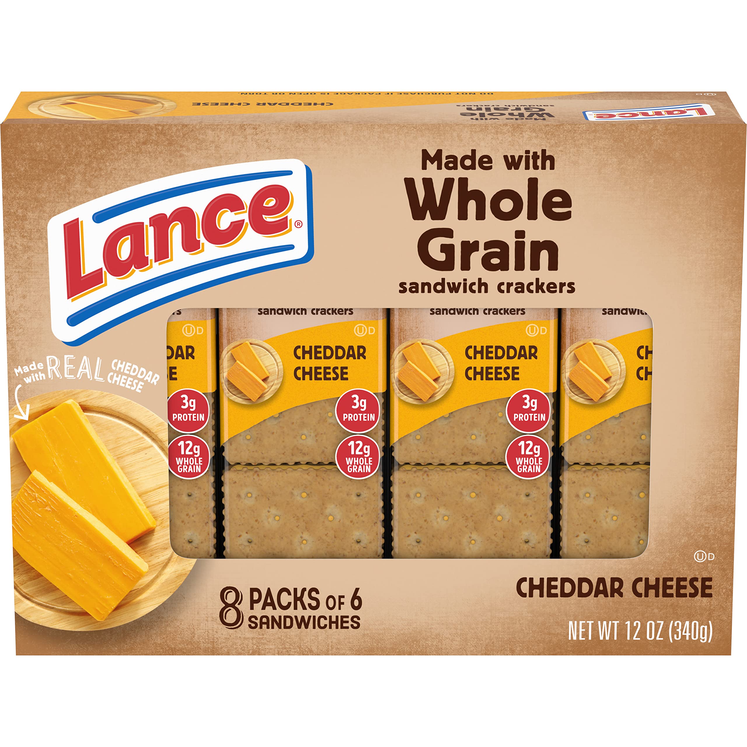 Mua Lance Sandwich Crackers, Whole Grain Cheddar Cheese, 8 Ct Box trên ...