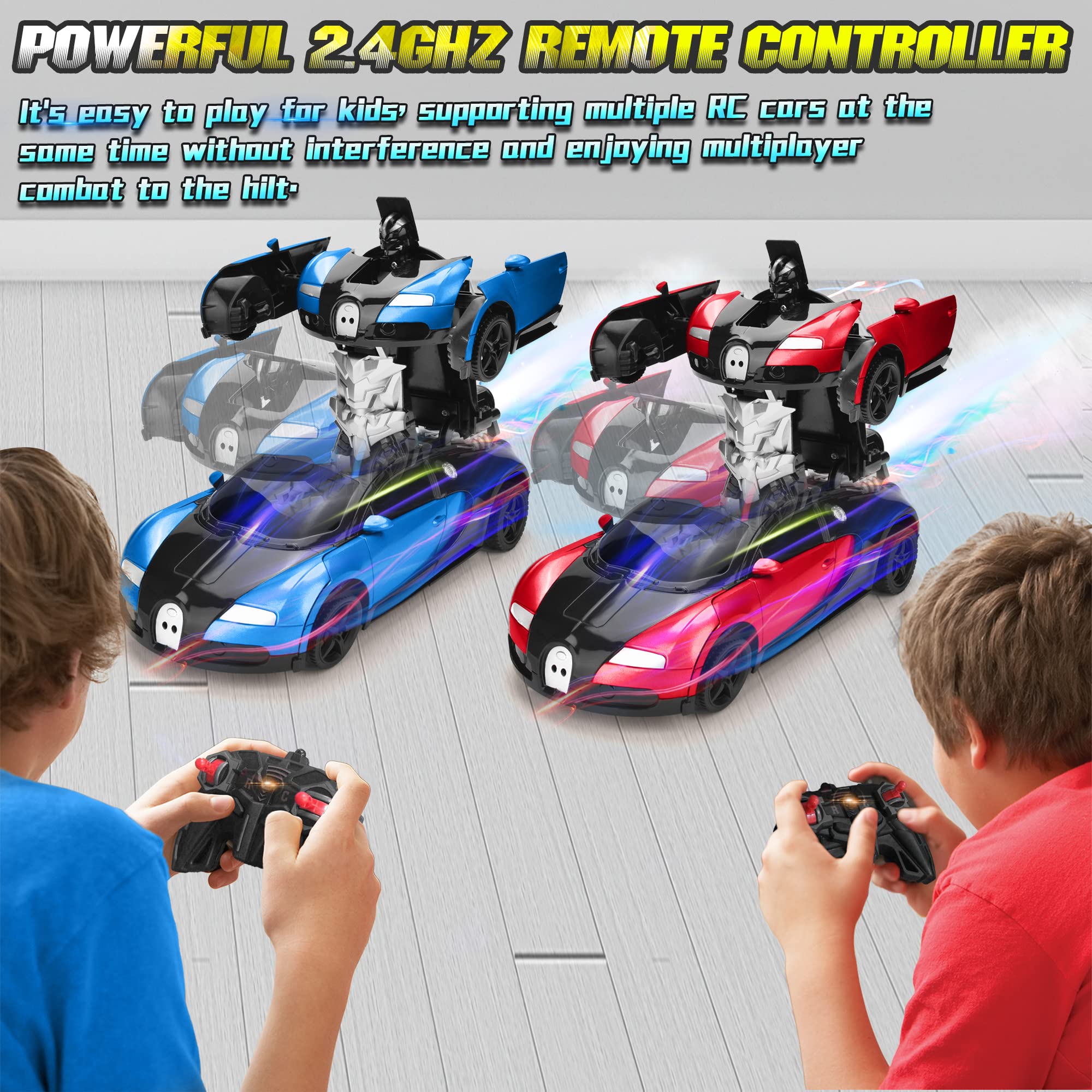 Mua Jeestam RC Robot Car for Kids Transform Car Toy, Deformation Remote ...