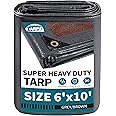 TARPAL tarp 6x10 Super Heavy Duty Tarps Cover 20mil Waterproof UV ...