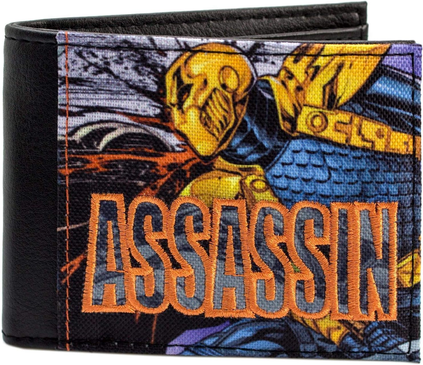 Deathstroke Animated Assassin ID and Card Bi-Fold Wallet Black – BigaMart