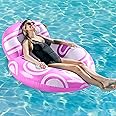 Amazon.com: Sloosh Inflatable Pool Floats Chair - River Tube Pool Floaties Sofa with Big ...