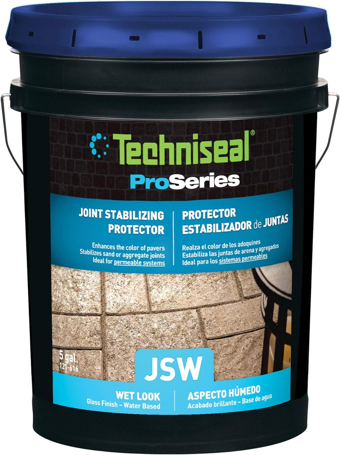 Techniseal JSW | Paver Joint Stabilizer | Wet Look Finish (5 Gallons ...
