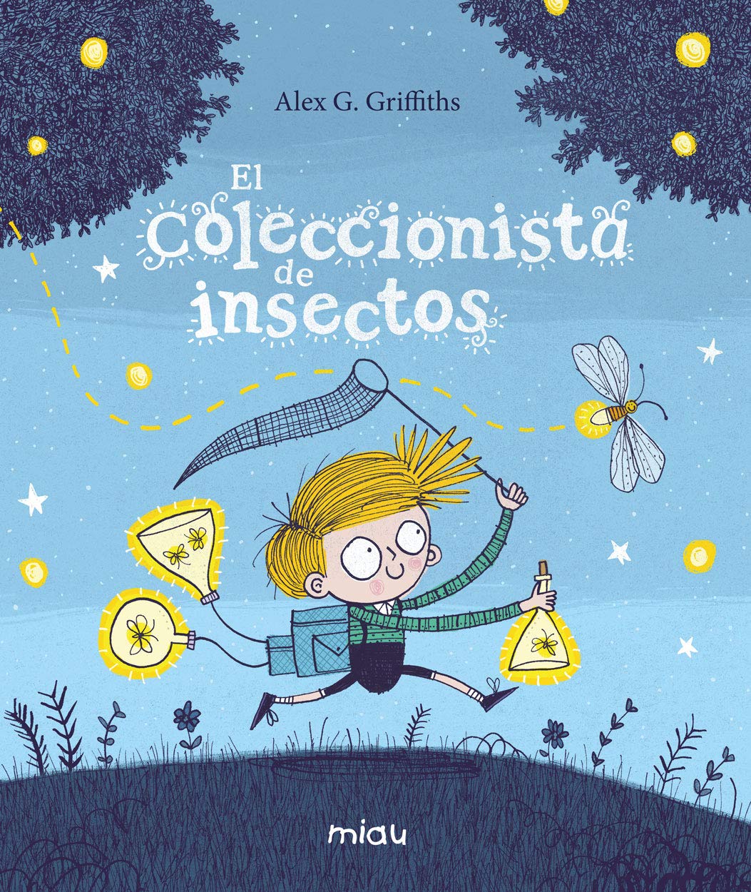 El coleccionista de insectos, de Alex G. Griffiths - Estandarte